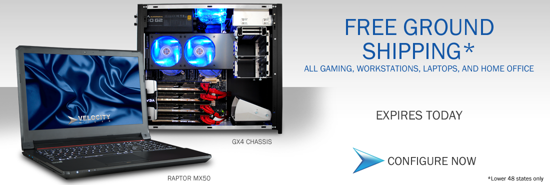 Gaming PCs, Gaming Computers, Media & CAD Workstation PCs @ Velocity Micro